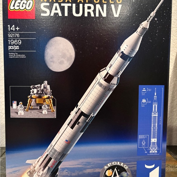 Lego | Toys | Lego Nasa Apollo Saturn V Rocket Set 9276 | Poshmark